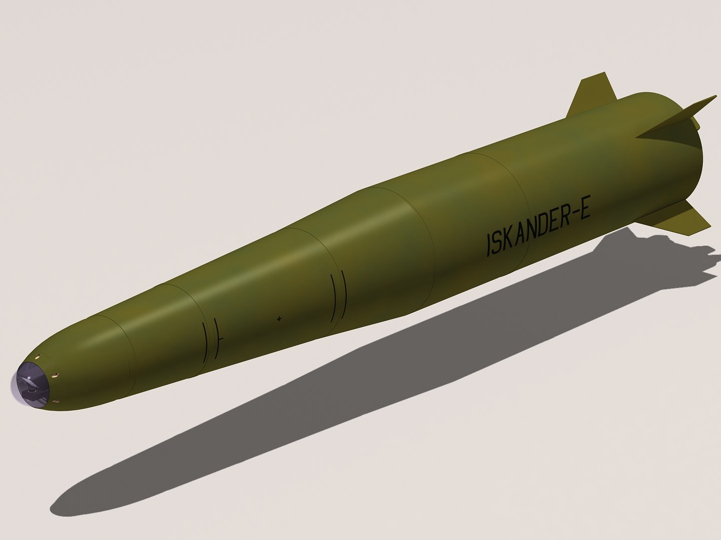3ds Iskander 9m723-1 Missile