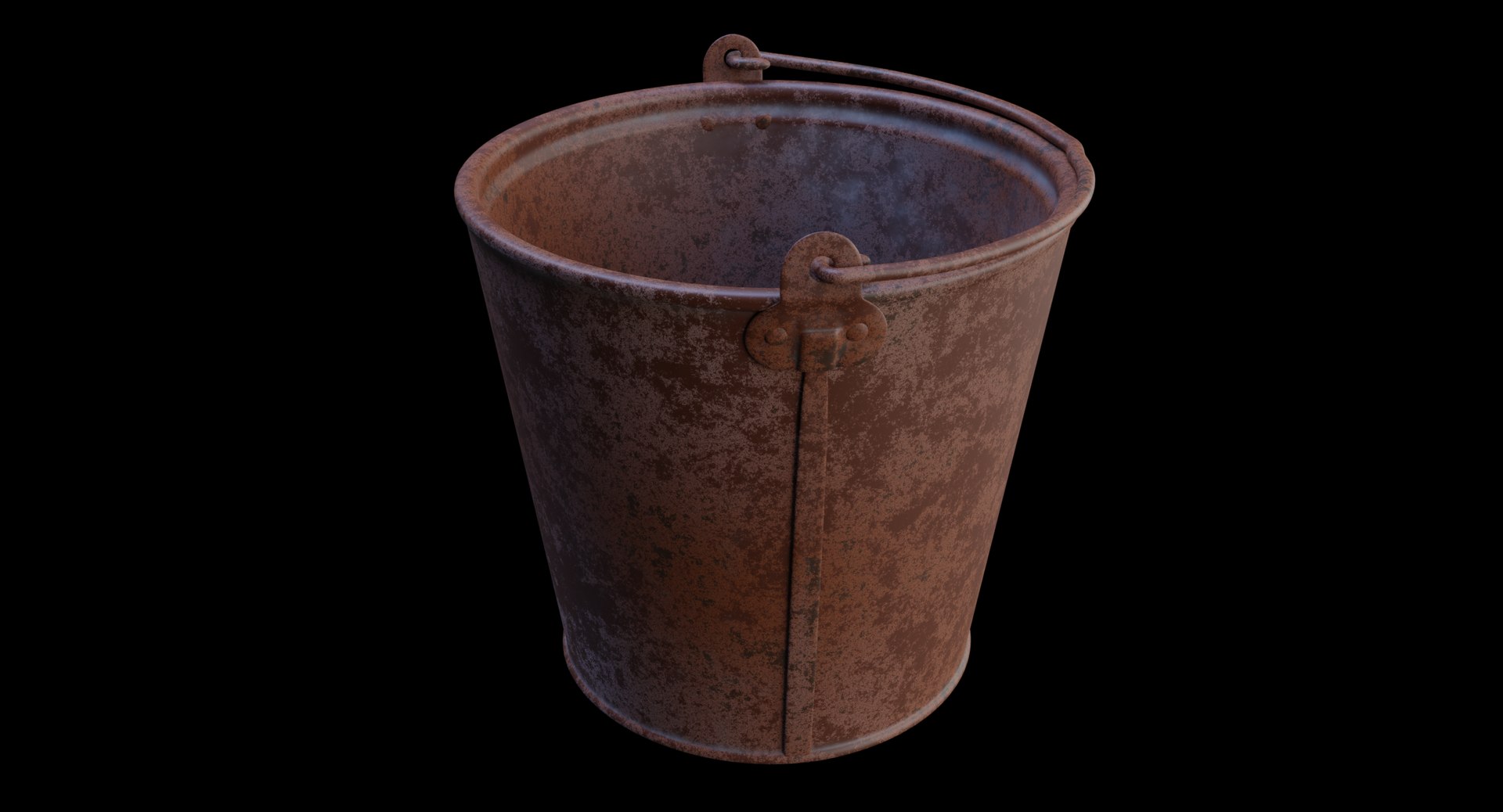 3D Rusty Bucket Rust 12 Model - TurboSquid 1374043