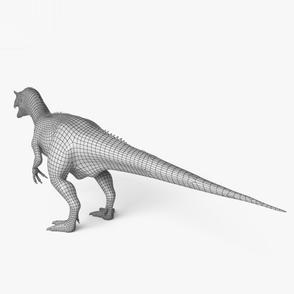 アロサウルスHD3Dモデル - TurboSquid 1449854