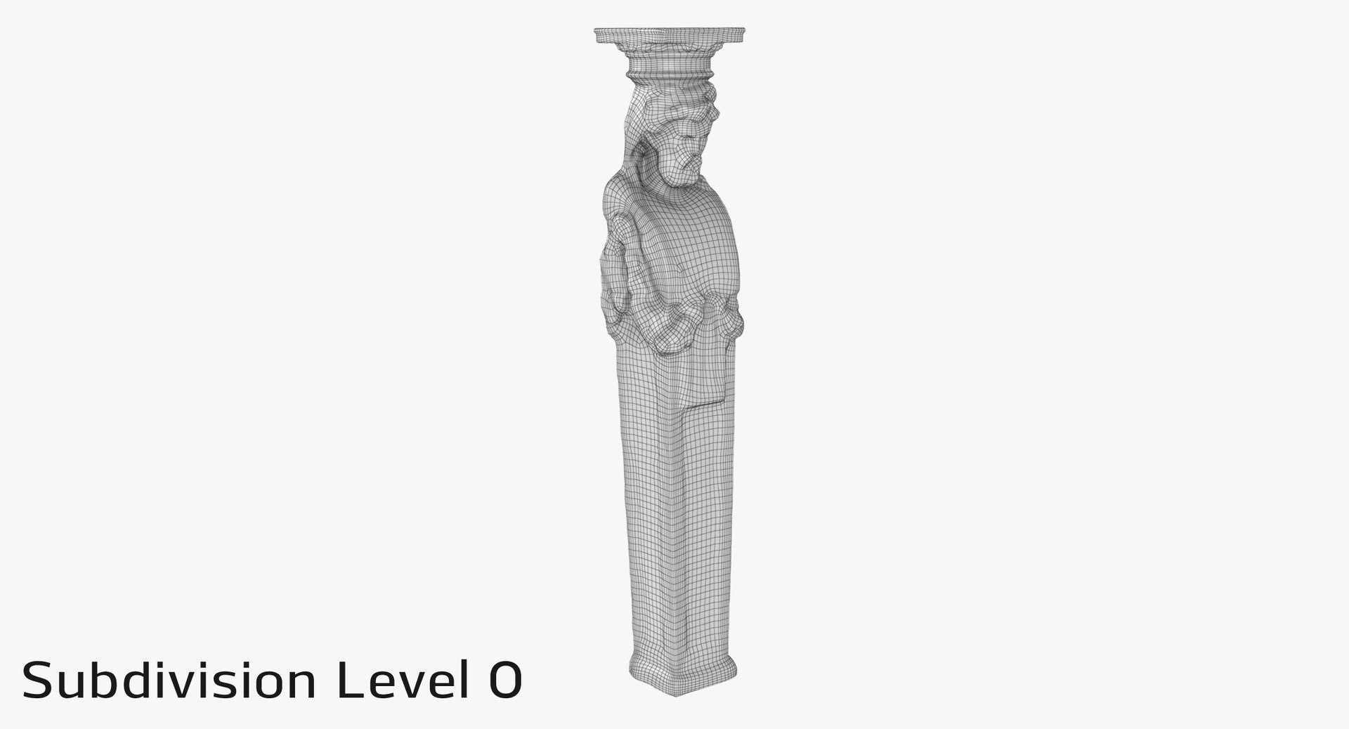 3D atlas column model - TurboSquid 1358366