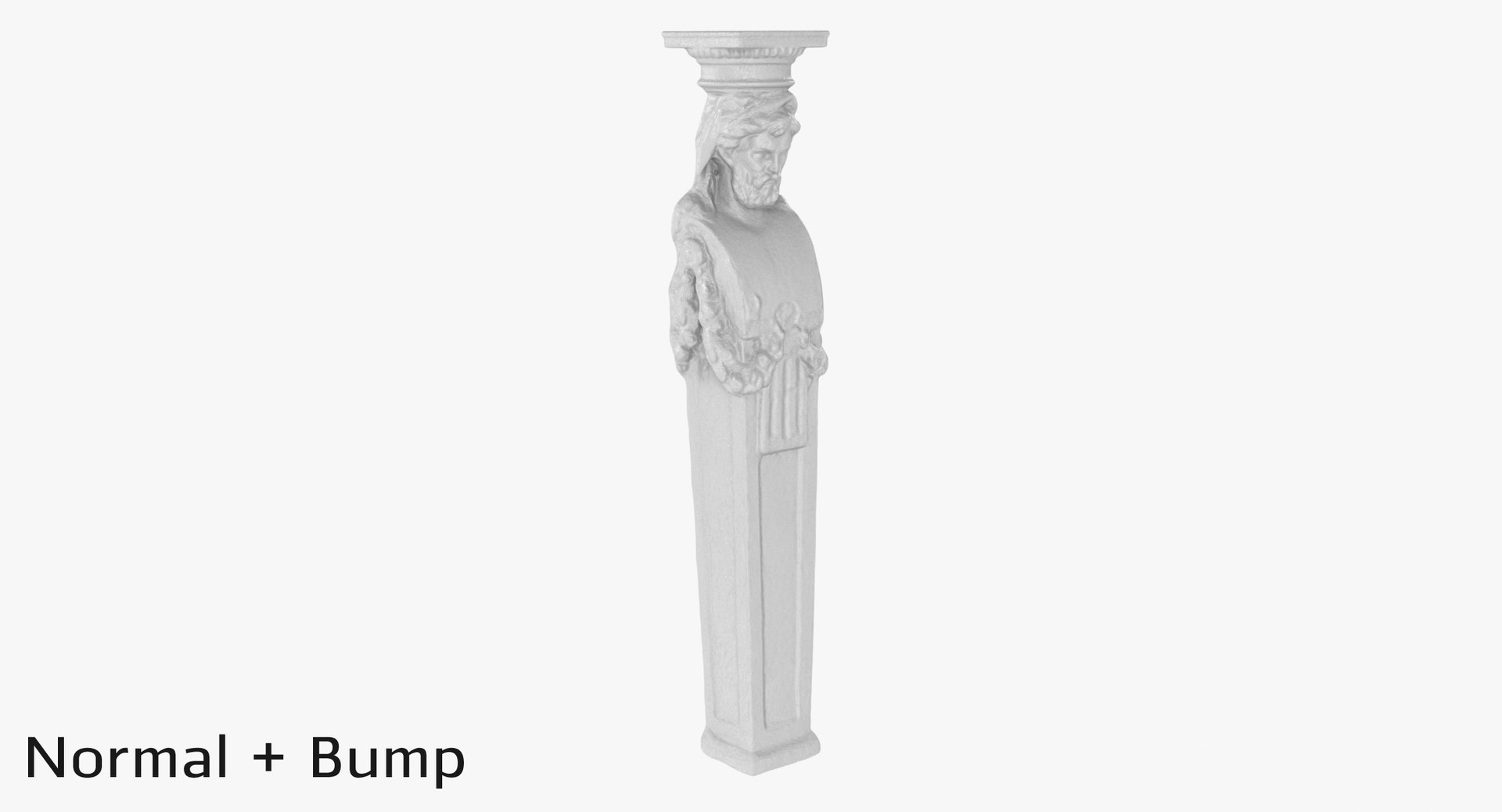 3D atlas column model - TurboSquid 1358366