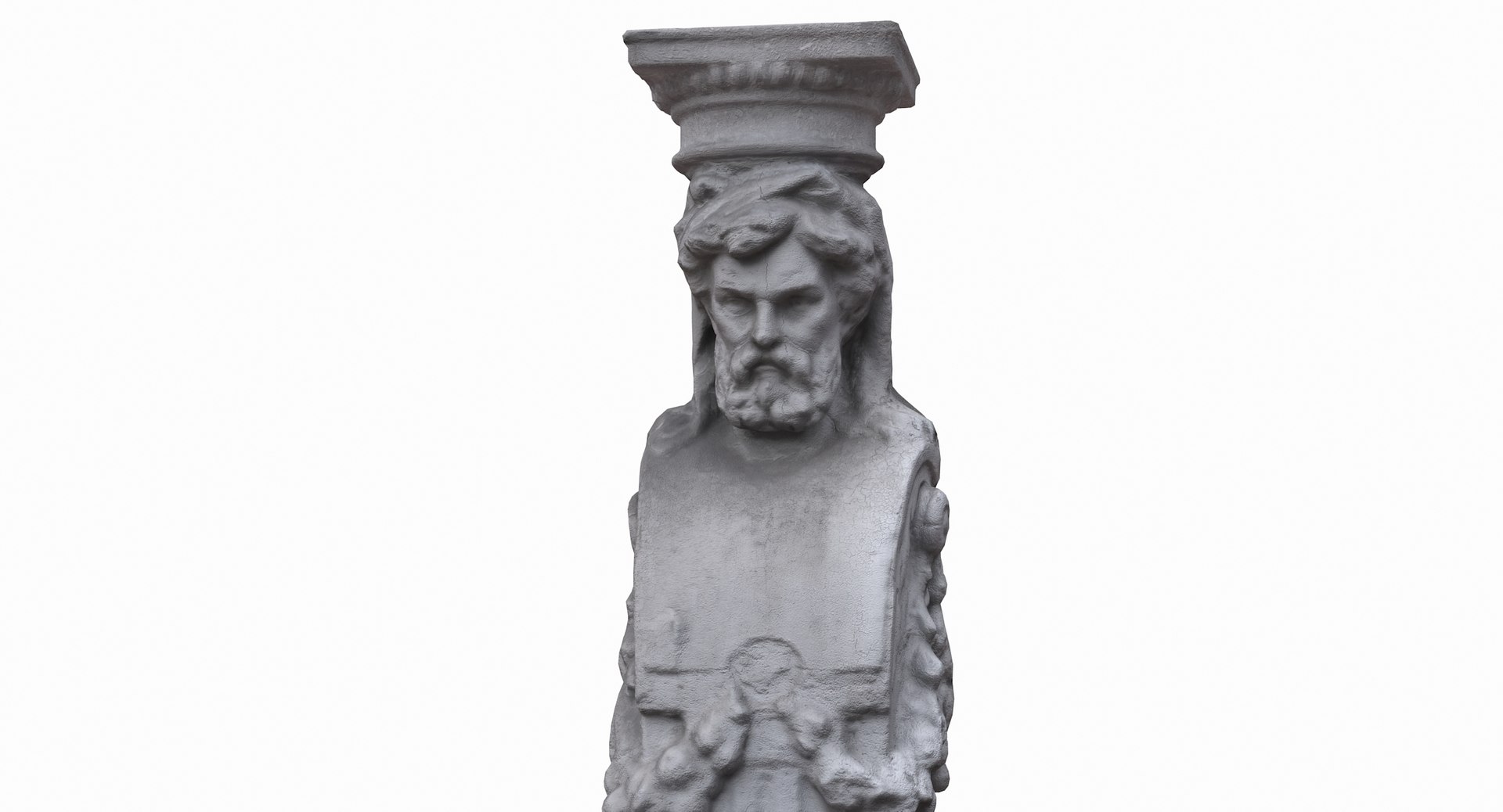 3D Atlas Column Model - TurboSquid 1358366