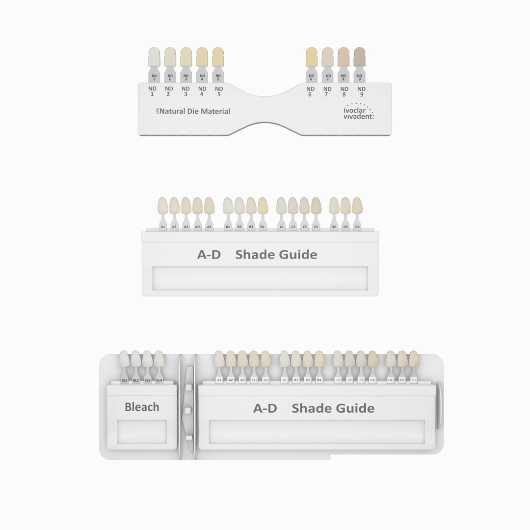 Dental Porcelain Teeth Shade Guide 3D Model - TurboSquid 1729993
