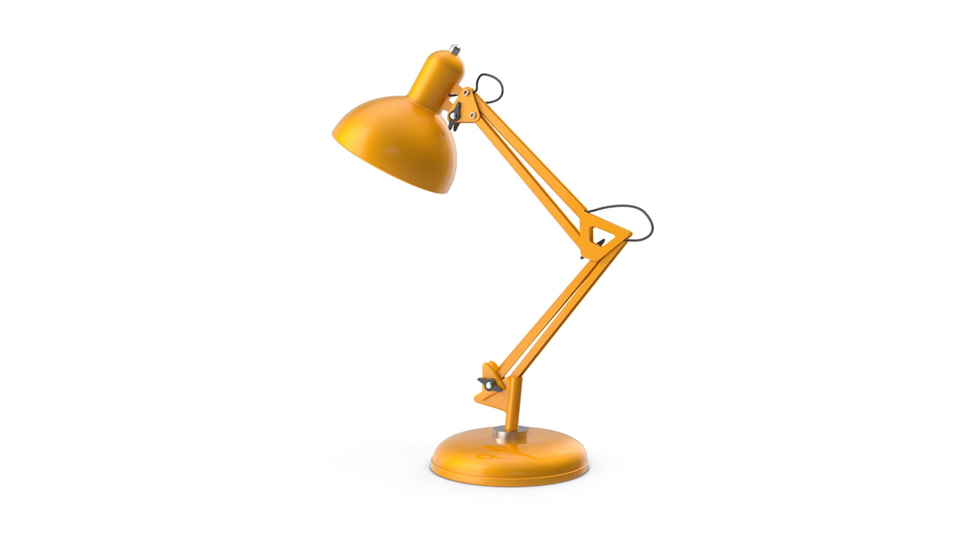 Yellow Desk Lamp 3D Model - TurboSquid 2100394