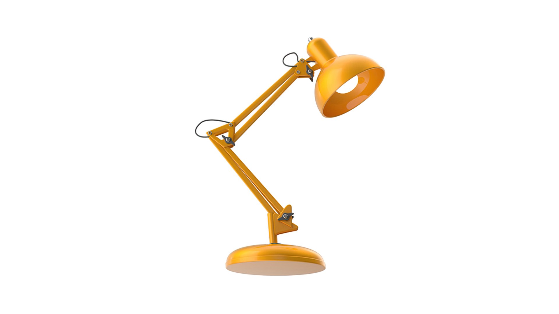 Yellow Desk Lamp 3D Model - TurboSquid 2100394