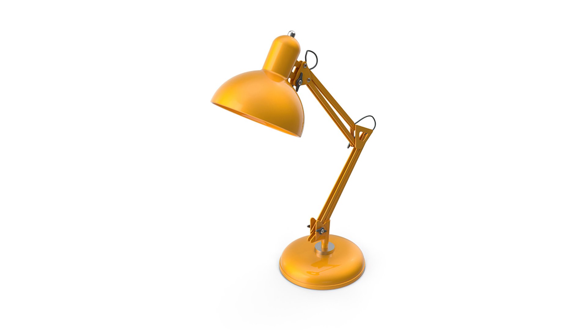 Yellow Desk Lamp 3D Model - TurboSquid 2100394