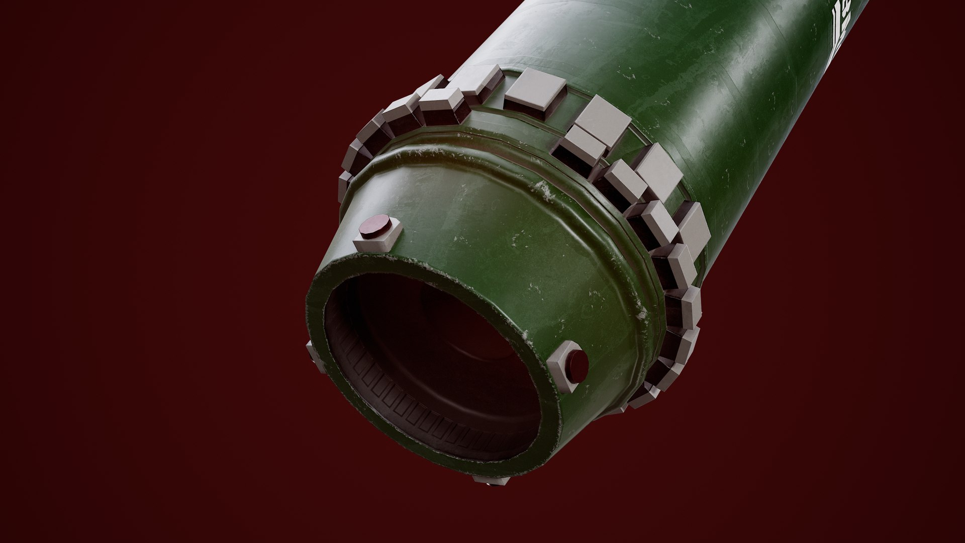 3D R-39 Rif Submarine-Launched Ballistic Missile Model - TurboSquid 2155588