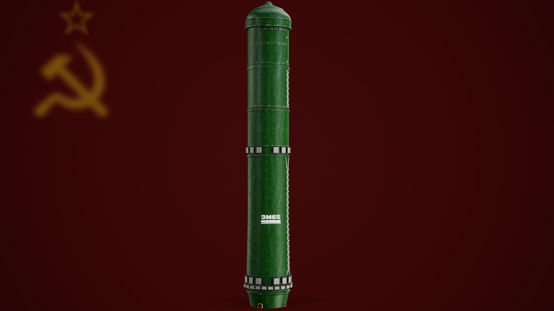 3D R-39 Rif Submarine-Launched Ballistic Missile model - TurboSquid 2155588