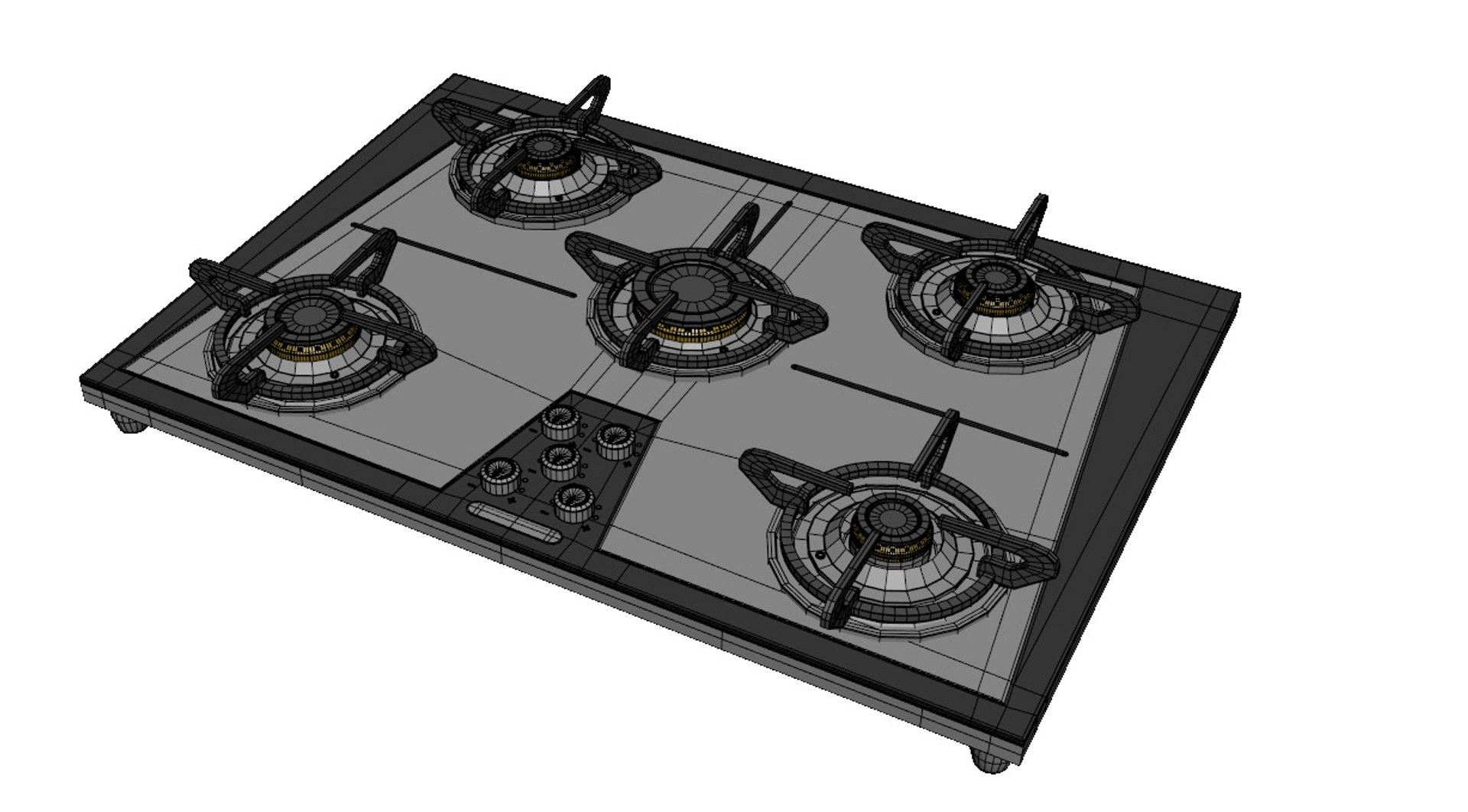 3D COOKTOP Model - TurboSquid 1963162