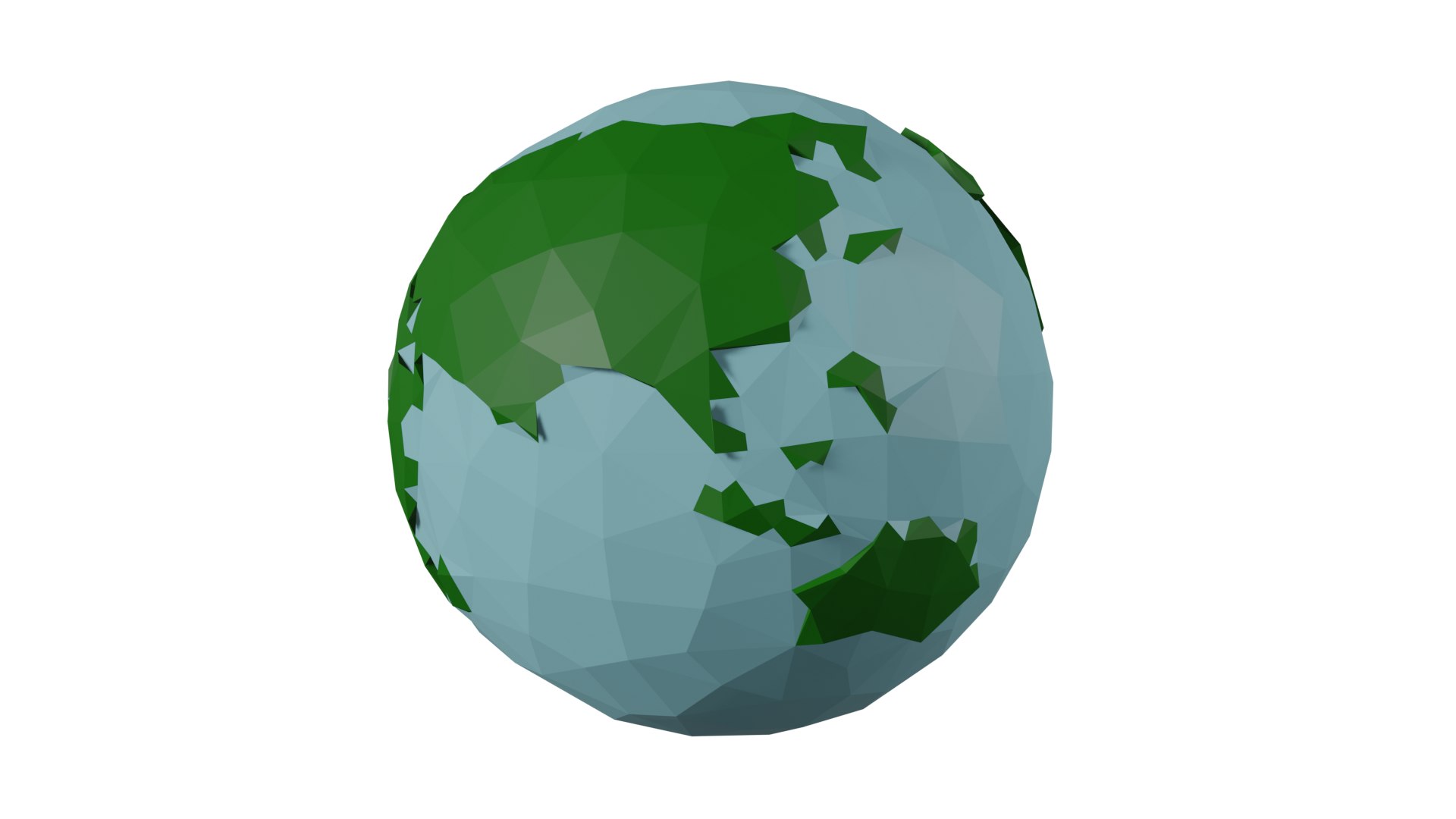 3D Low Poly Earth Model - TurboSquid 1958992