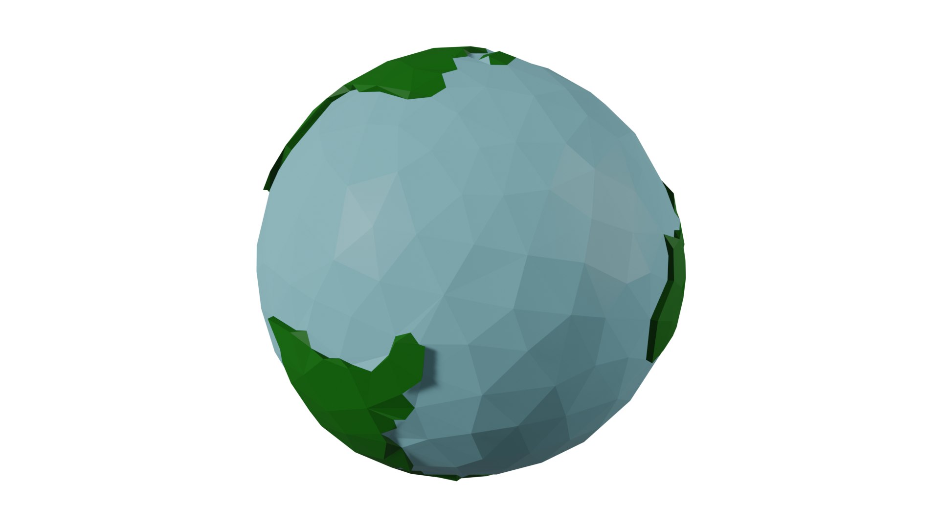 3D Low Poly Earth Model - TurboSquid 1958992