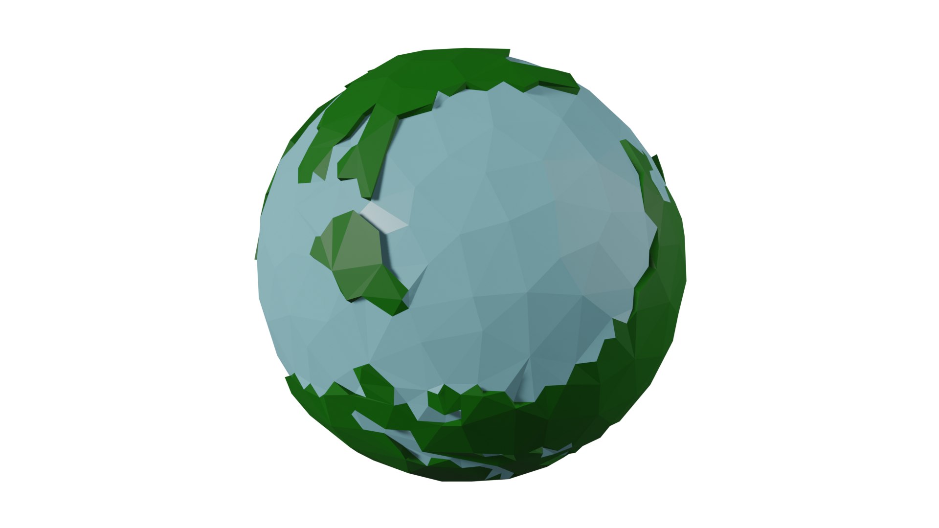 3D Low Poly Earth Model - TurboSquid 1958992