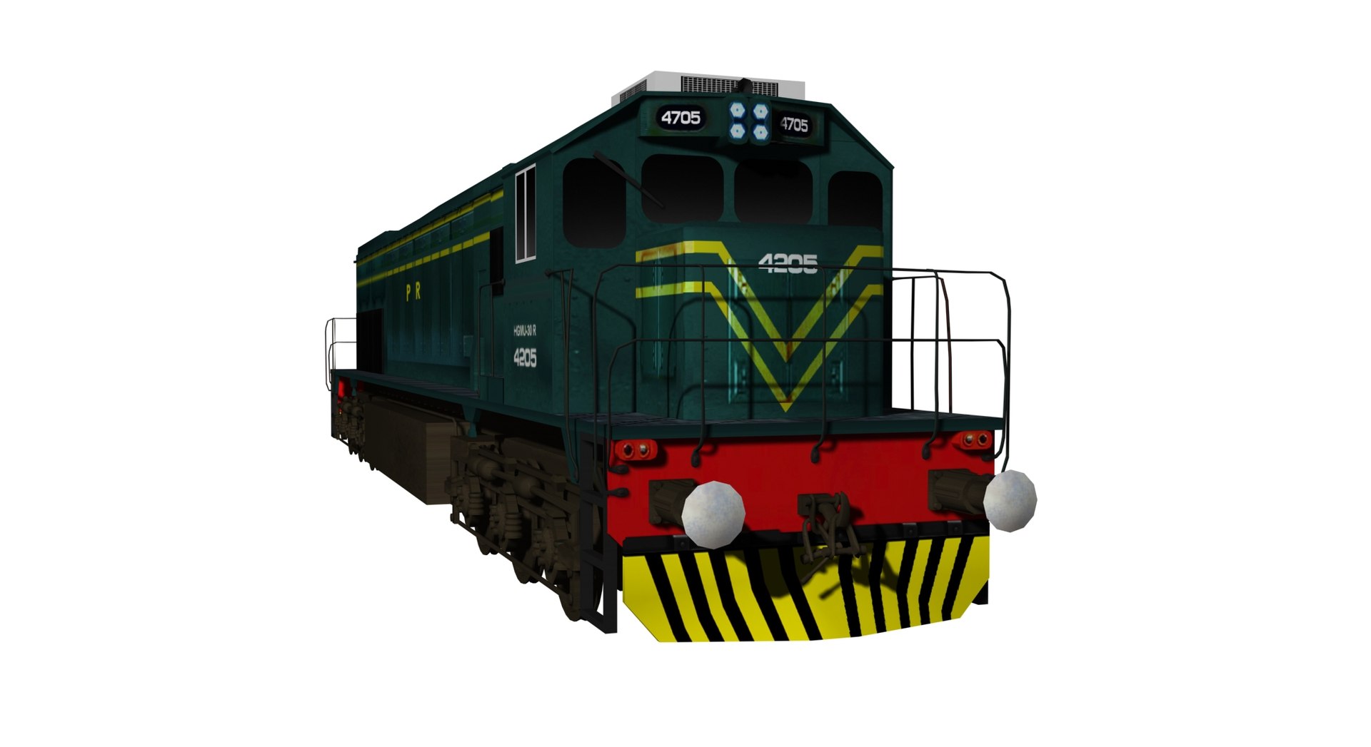 EMD GT 26 CW-2 Locomotive 3D Model - TurboSquid 2046086