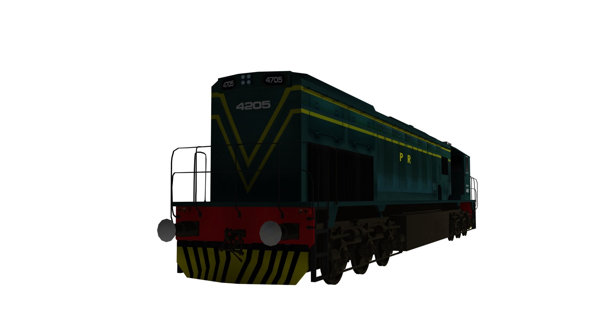 EMD GT 26 CW-2 Locomotive 3D Model - TurboSquid 2046086
