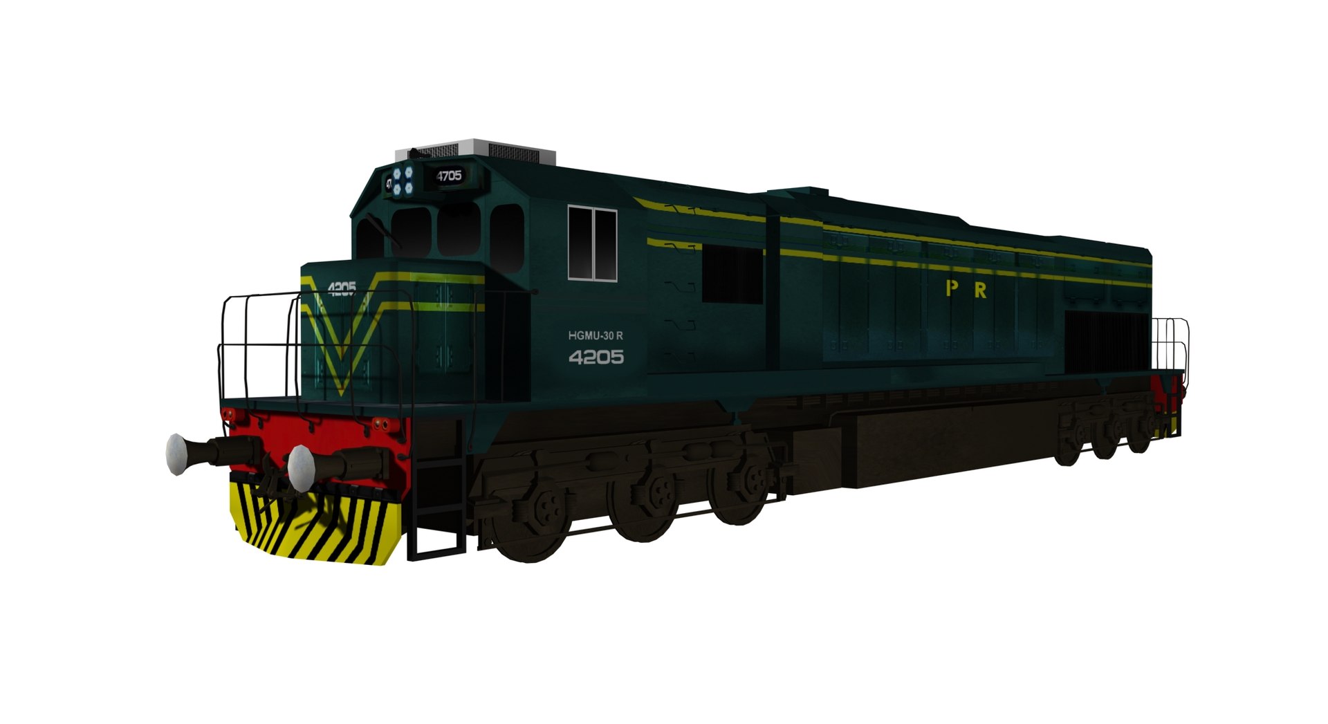 EMD GT 26 CW-2 Locomotive 3D Model - TurboSquid 2046086
