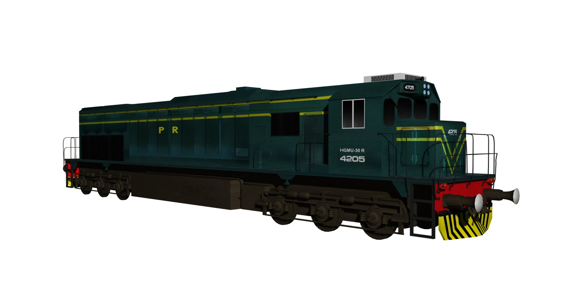 EMD GT 26 CW-2 Locomotive 3D Model - TurboSquid 2046086
