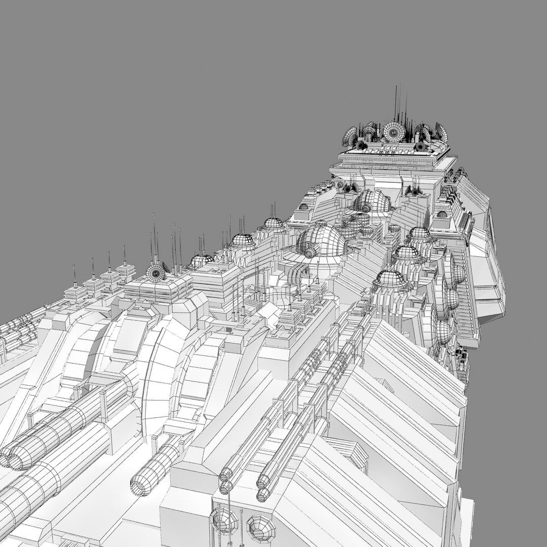 3ds Max - Large Spaceship 1