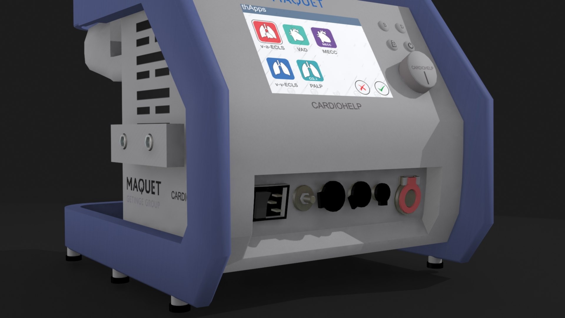 3D Maquet Ecmo Medical Machine - TurboSquid 1538172