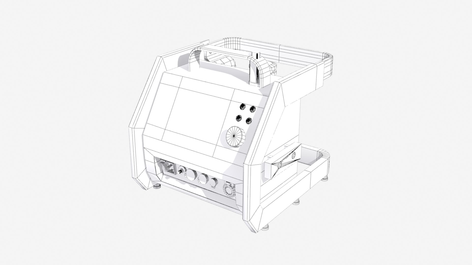 3D Maquet Ecmo Medical Machine - TurboSquid 1538172
