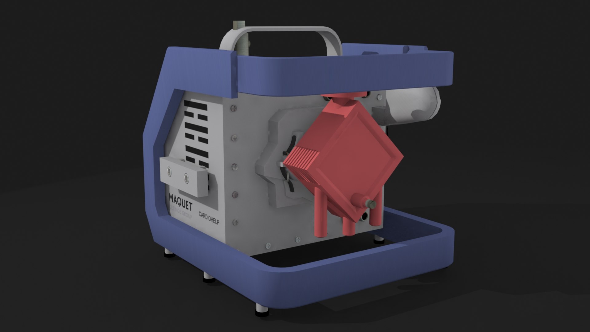 3D Maquet Ecmo Medical Machine - TurboSquid 1538172