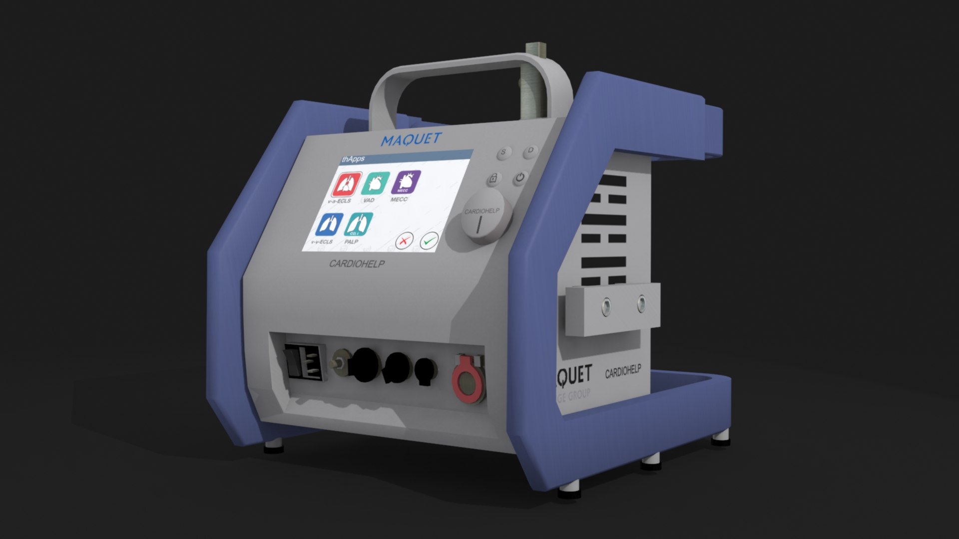 3D Maquet Ecmo Medical Machine - TurboSquid 1538172