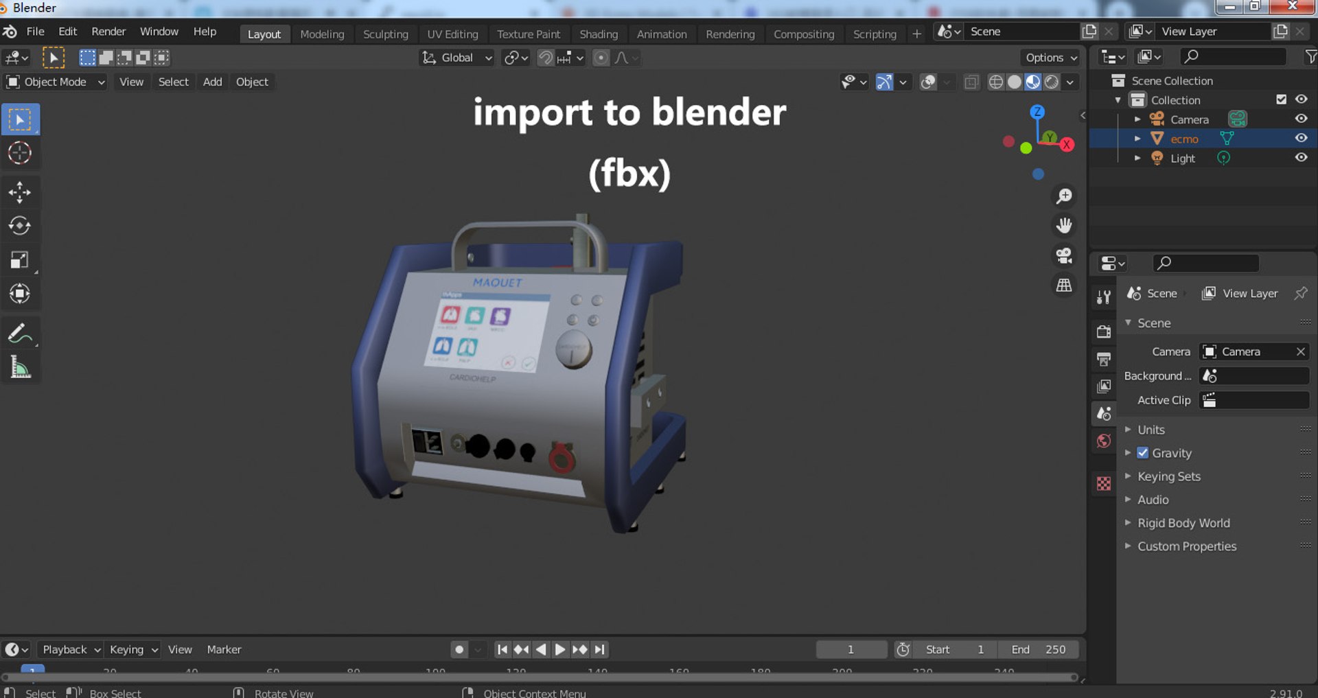 3D Maquet Ecmo Medical Machine - TurboSquid 1538172