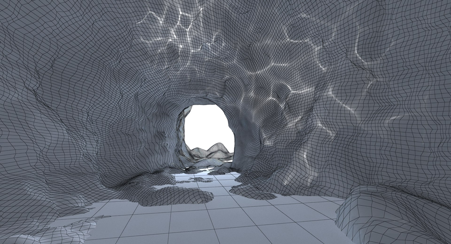 Cave Landscape Desert 3d Model