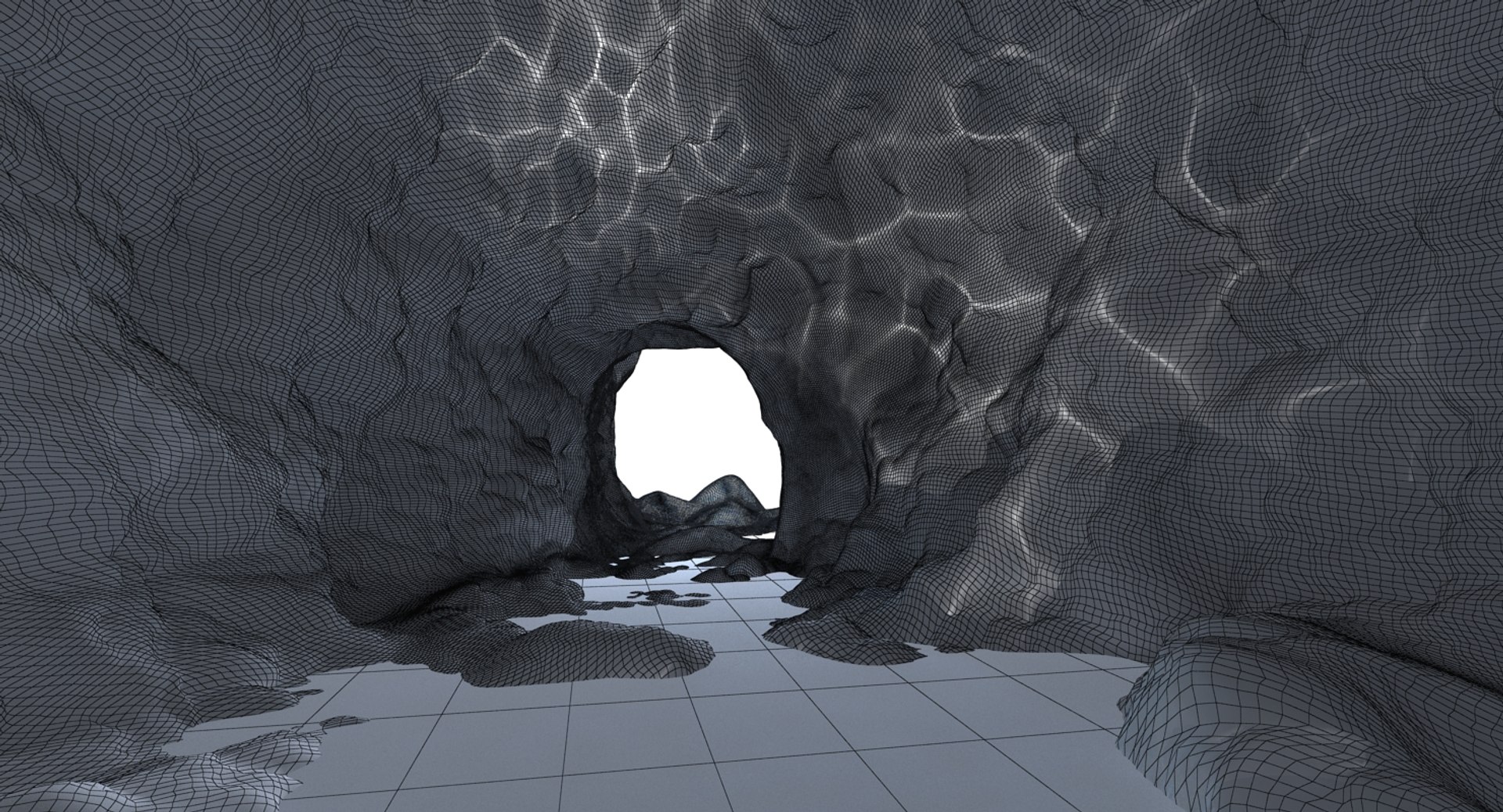 Cave Landscape Desert 3d Model