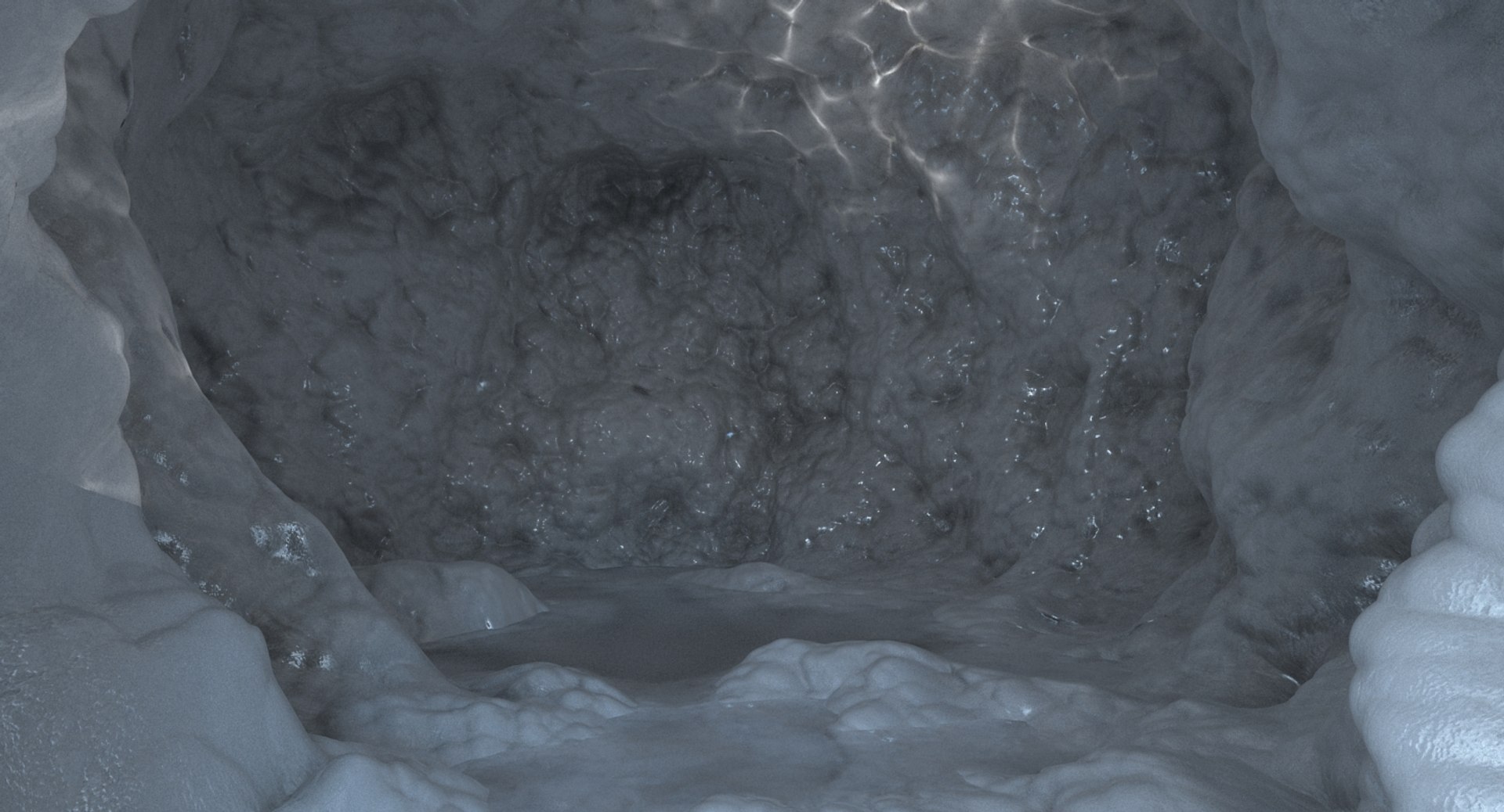 Cave Landscape Desert 3d Model