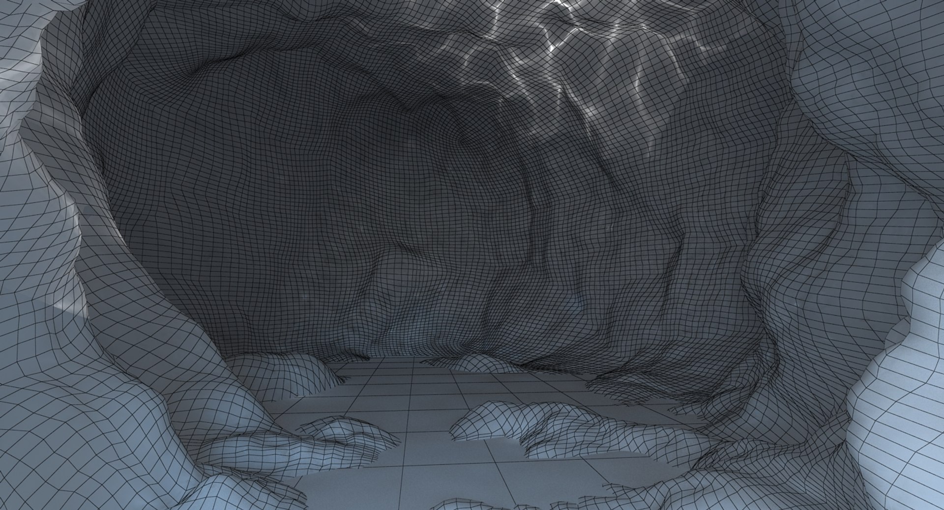 Cave Landscape Desert 3d Model
