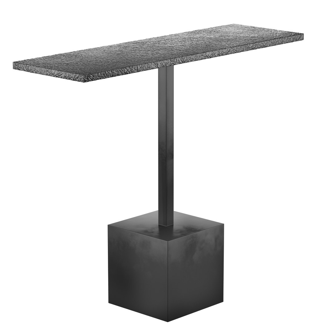 Block Arm Table model - TurboSquid 1862772