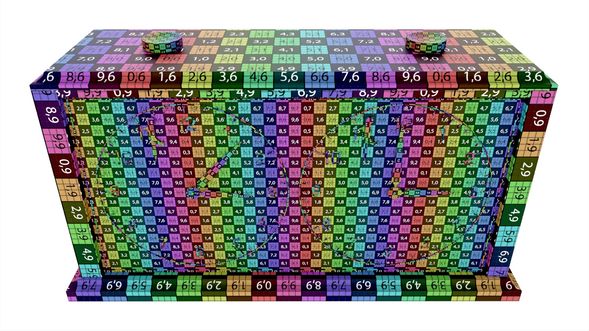 Chess Timer Mechanical Game Clock Wooden Model - TurboSquid 2154145