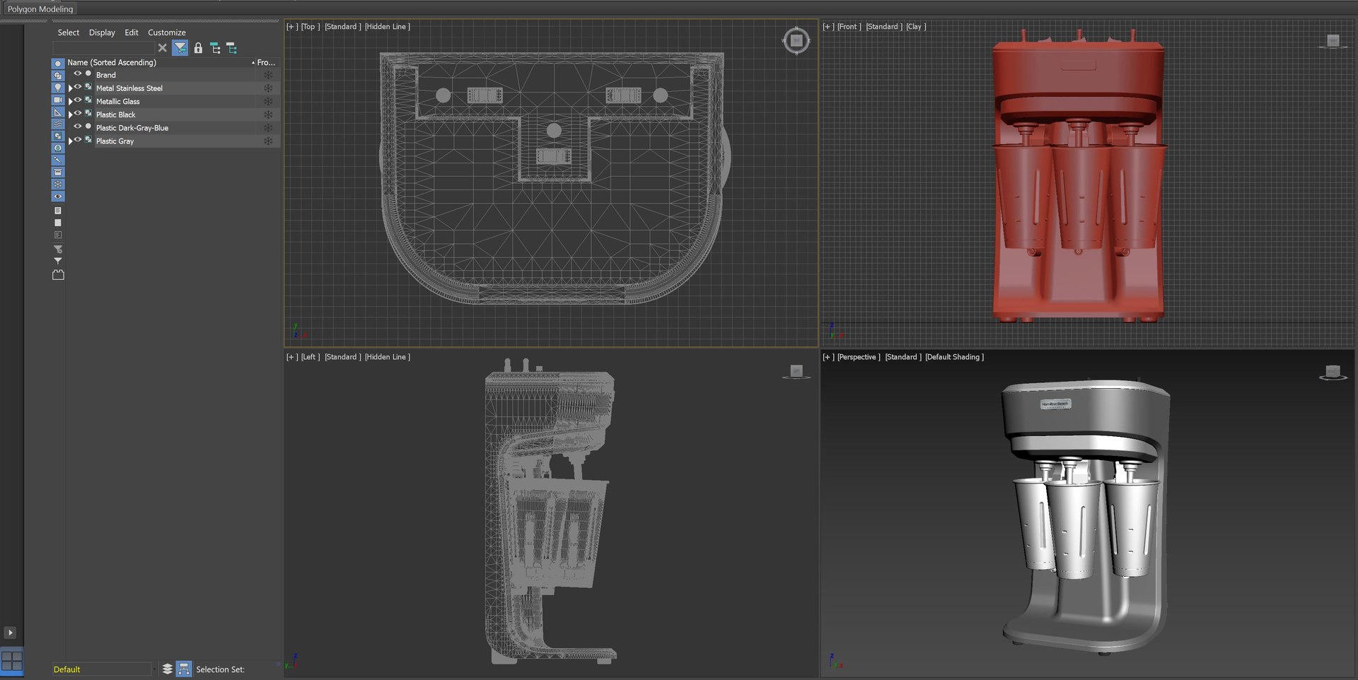 3D Hamilton Mixer Beach Hmd400 - TurboSquid 1618777