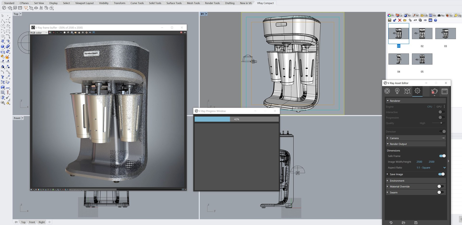 3D hamilton mixer beach hmd400 - TurboSquid 1618777