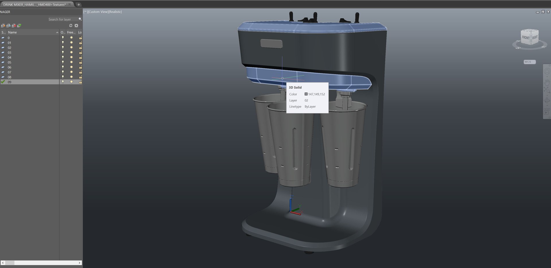 3D hamilton mixer beach hmd400 - TurboSquid 1618777