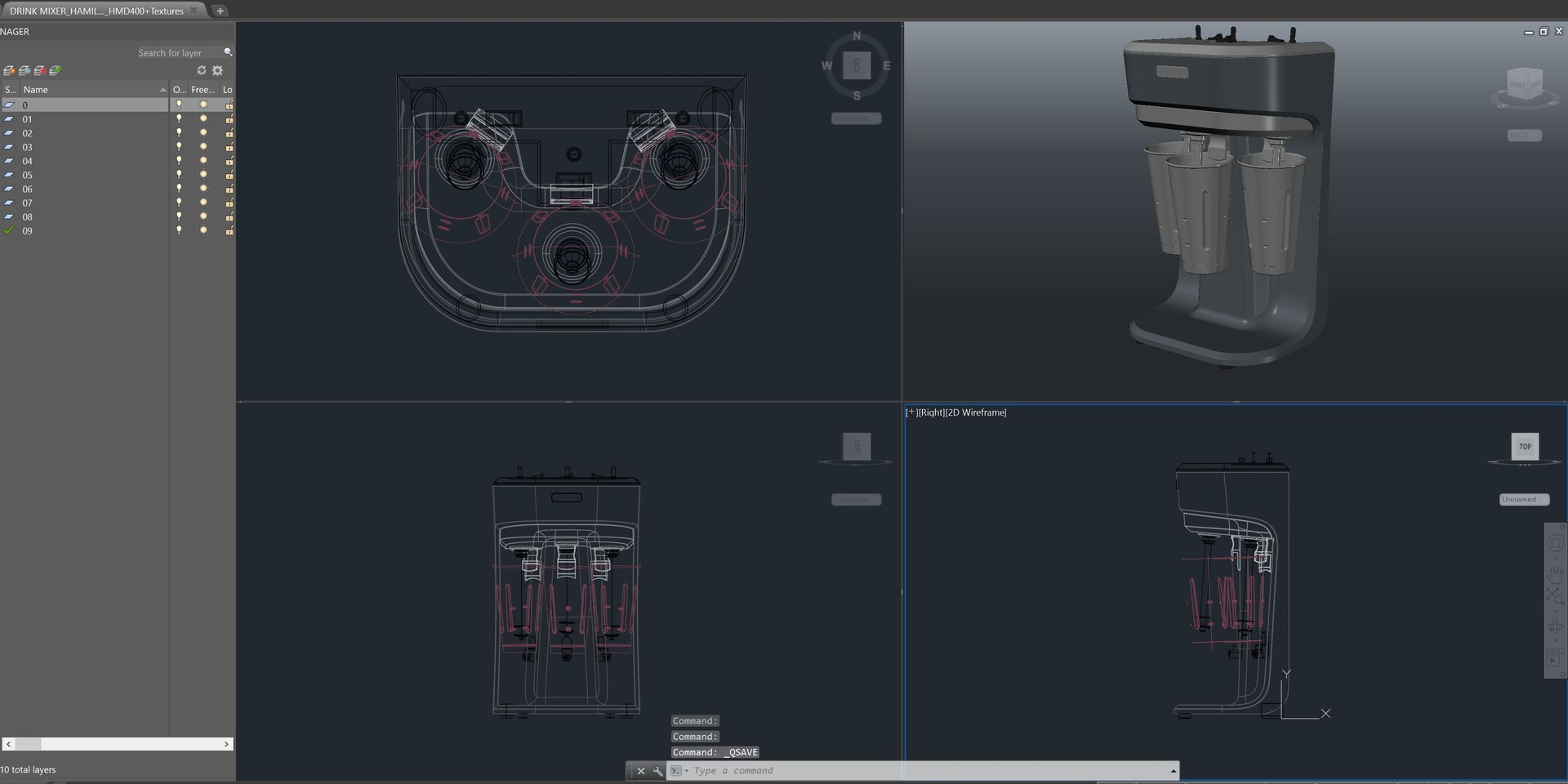 3D hamilton mixer beach hmd400 - TurboSquid 1618777