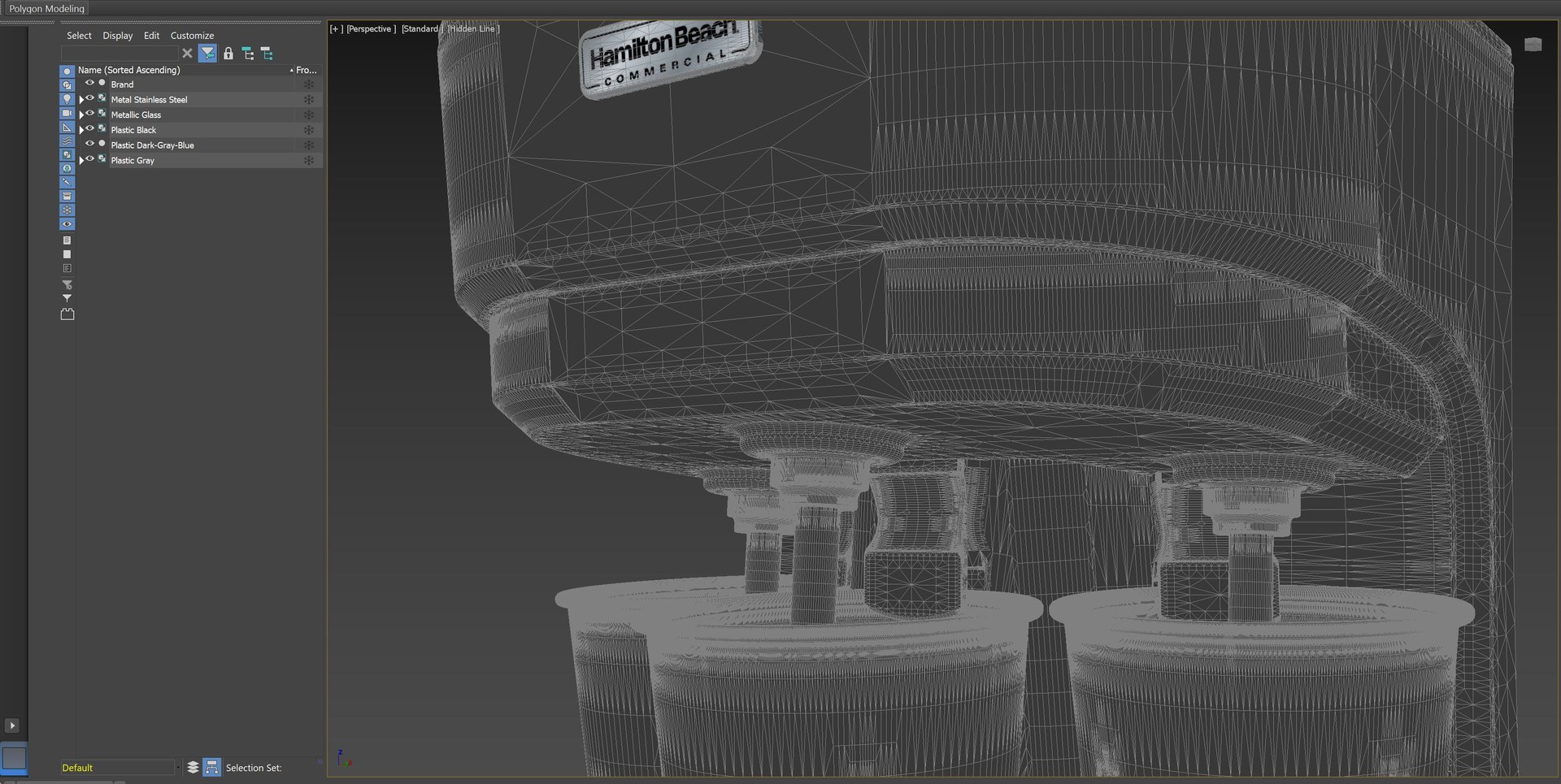 3D Hamilton Mixer Beach Hmd400 - TurboSquid 1618777