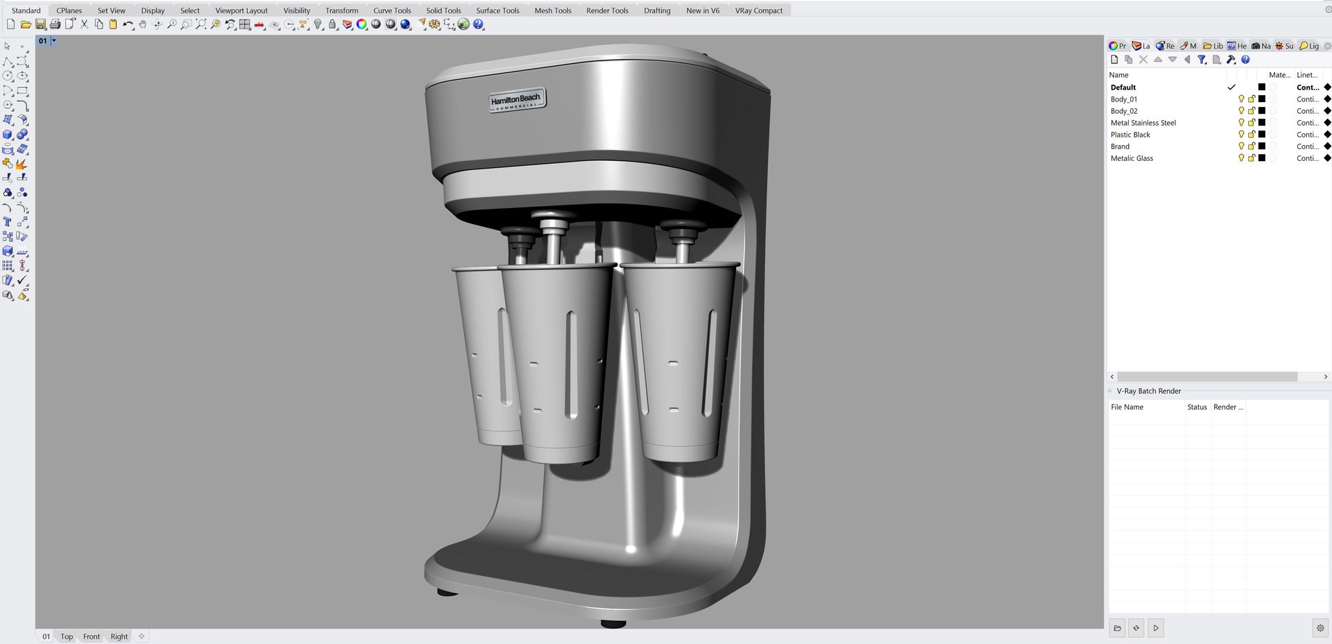 3D Hamilton Mixer Beach Hmd400 - TurboSquid 1618777