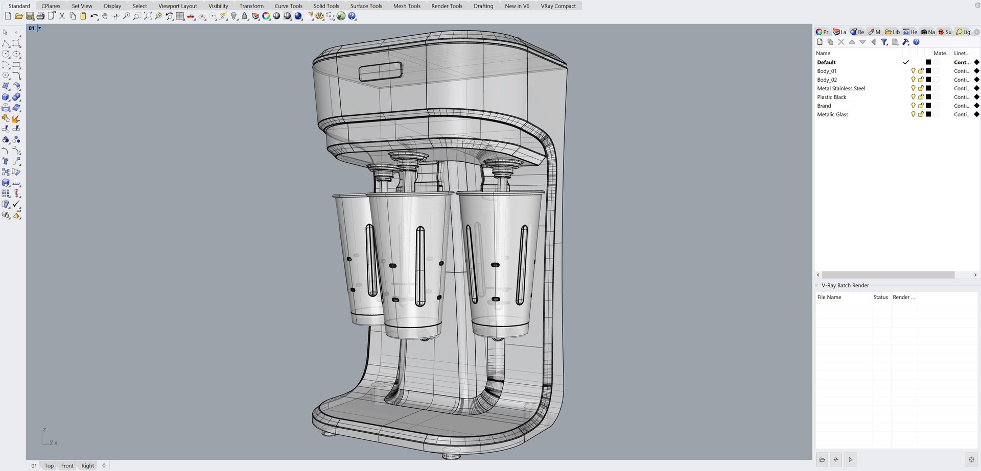 3D Hamilton Mixer Beach Hmd400 - TurboSquid 1618777
