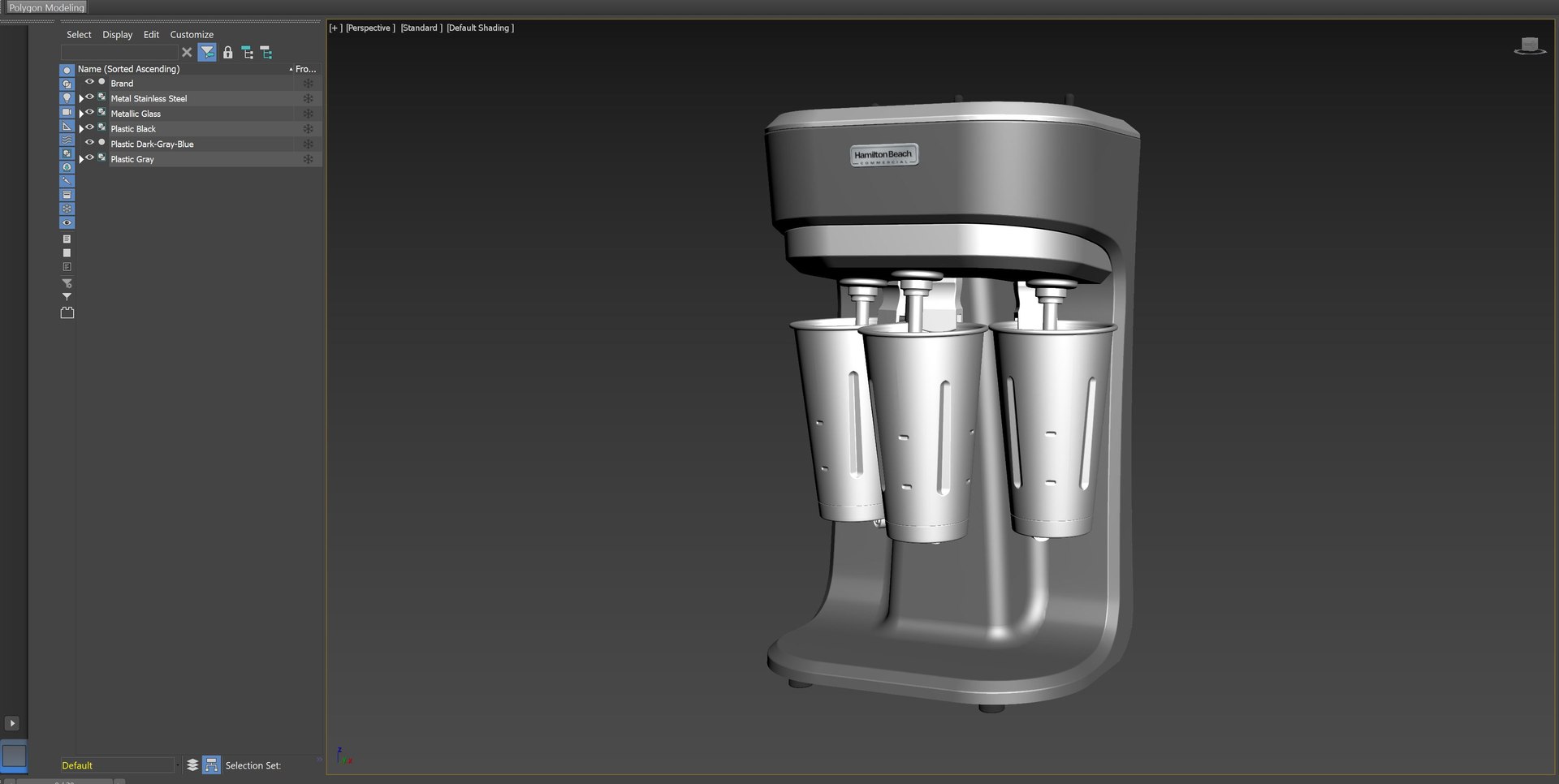 3D Hamilton Mixer Beach Hmd400 - TurboSquid 1618777