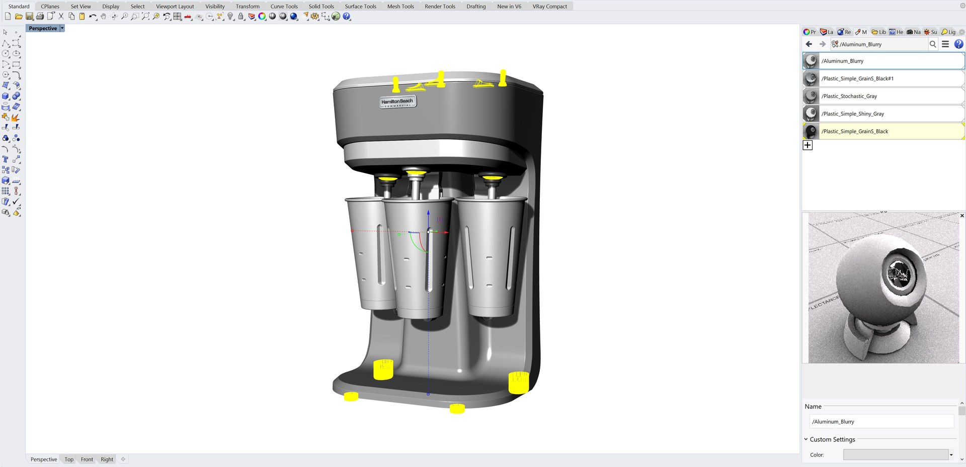 3D hamilton mixer beach hmd400 - TurboSquid 1618777