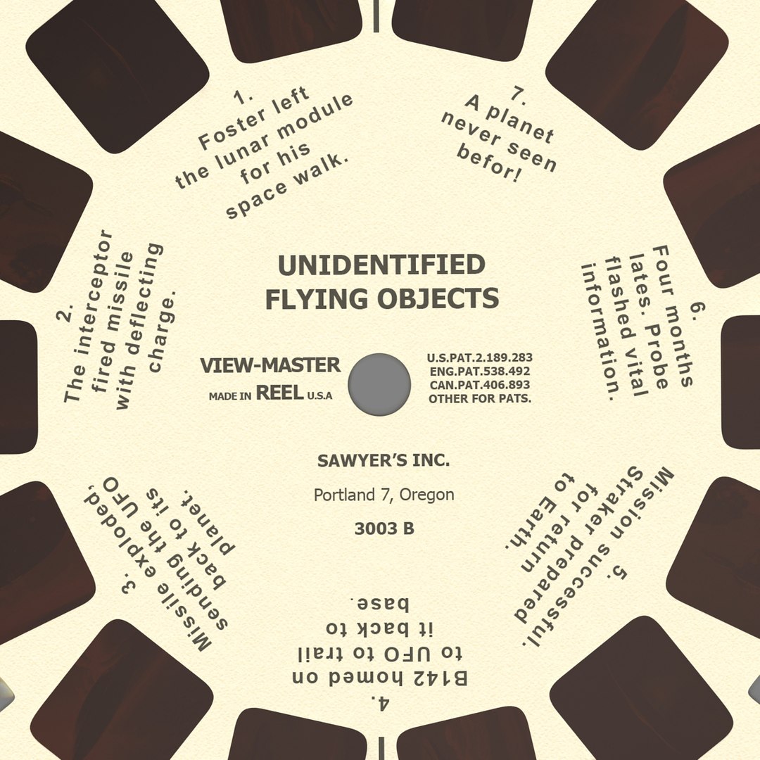 3d model stereoscope cardboard disks