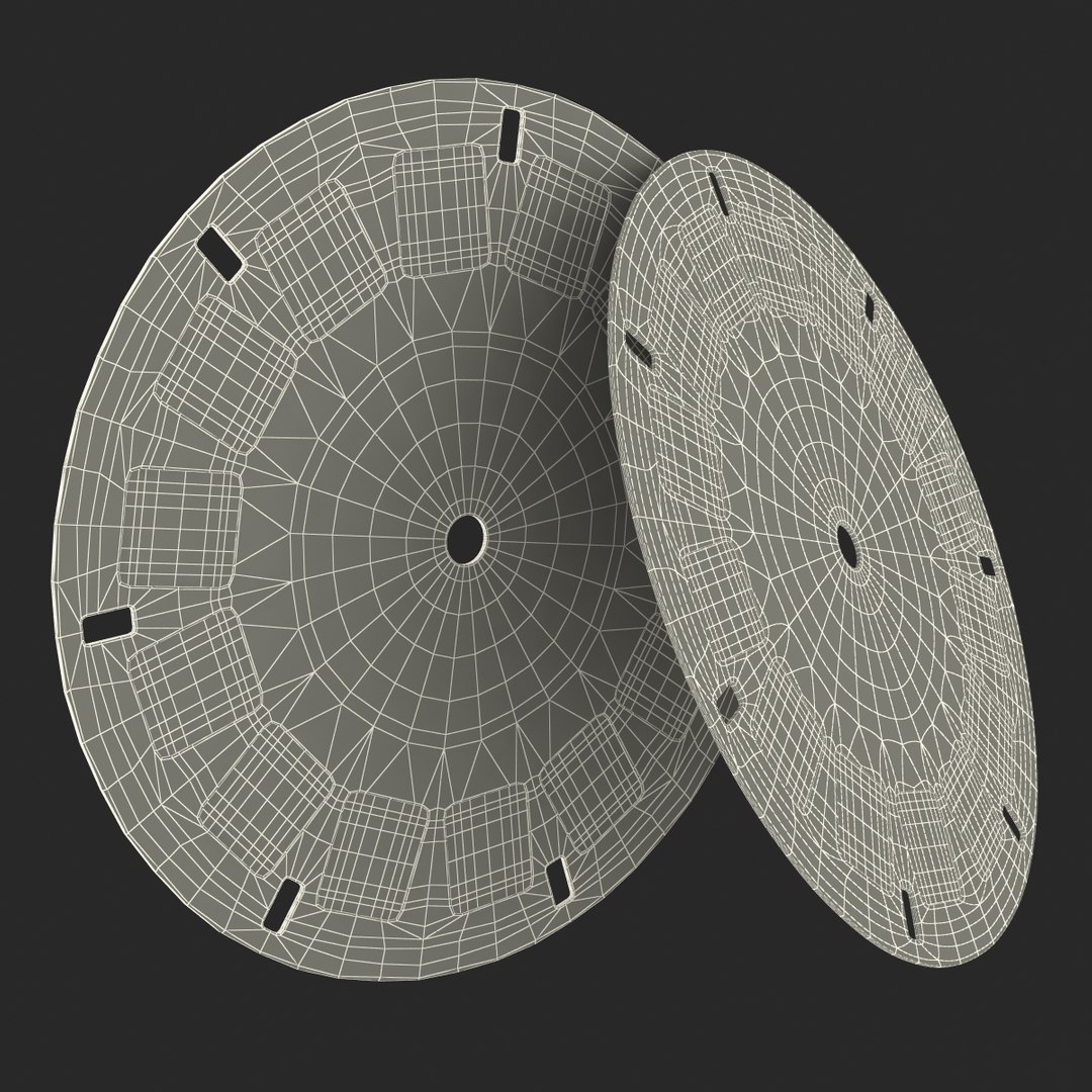 3d model stereoscope cardboard disks