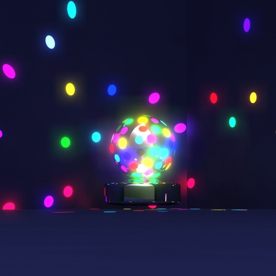 Rotating Disco Lights 3D Model - TurboSquid 1159596