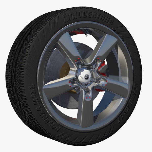 wheel sport car rim c4d