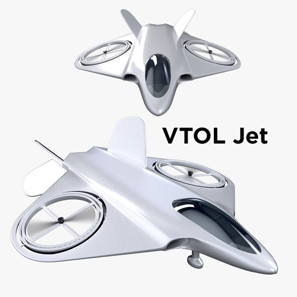 modelo 3d Avión VTOL - TurboSquid 2386458