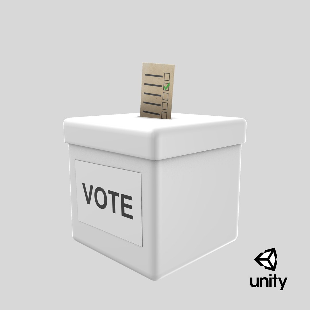 Vote Box 3D Model - TurboSquid 1933442