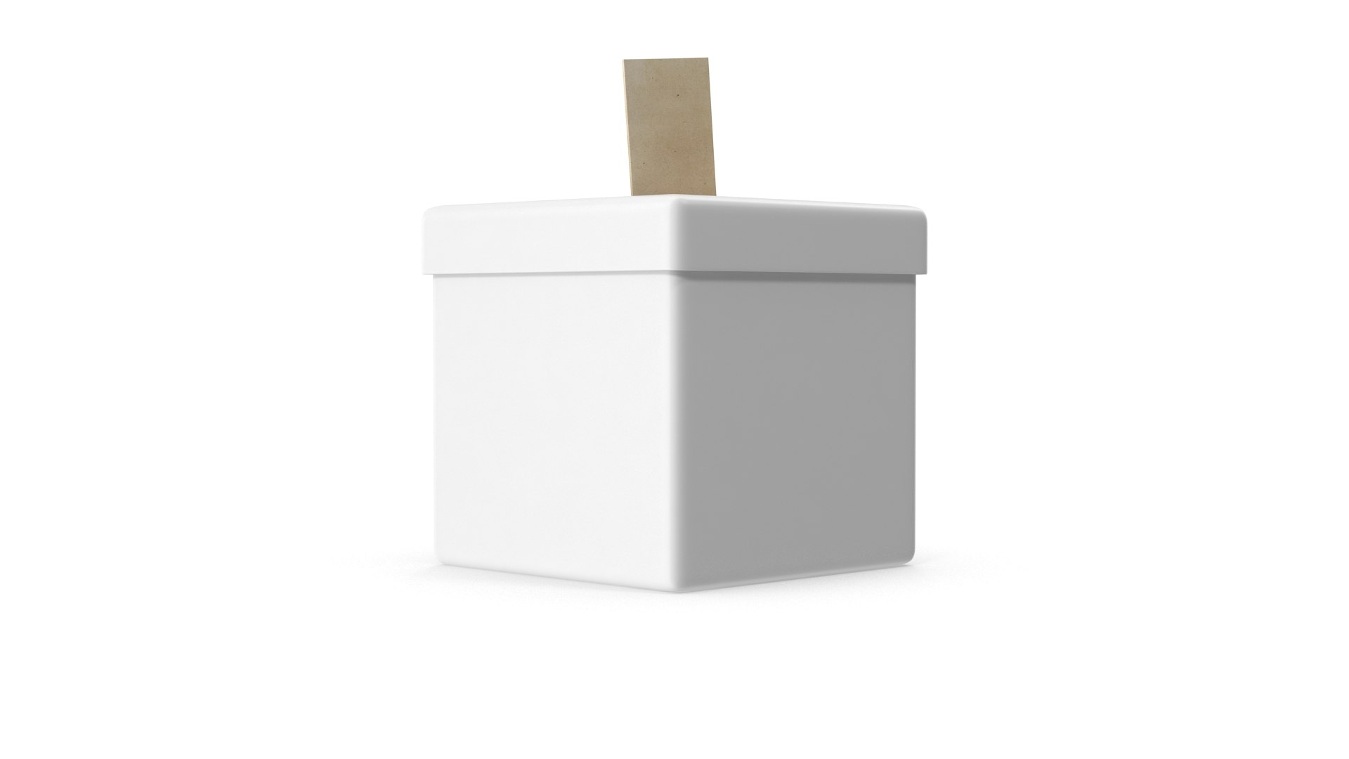 Vote Box 3D Model - TurboSquid 1933442