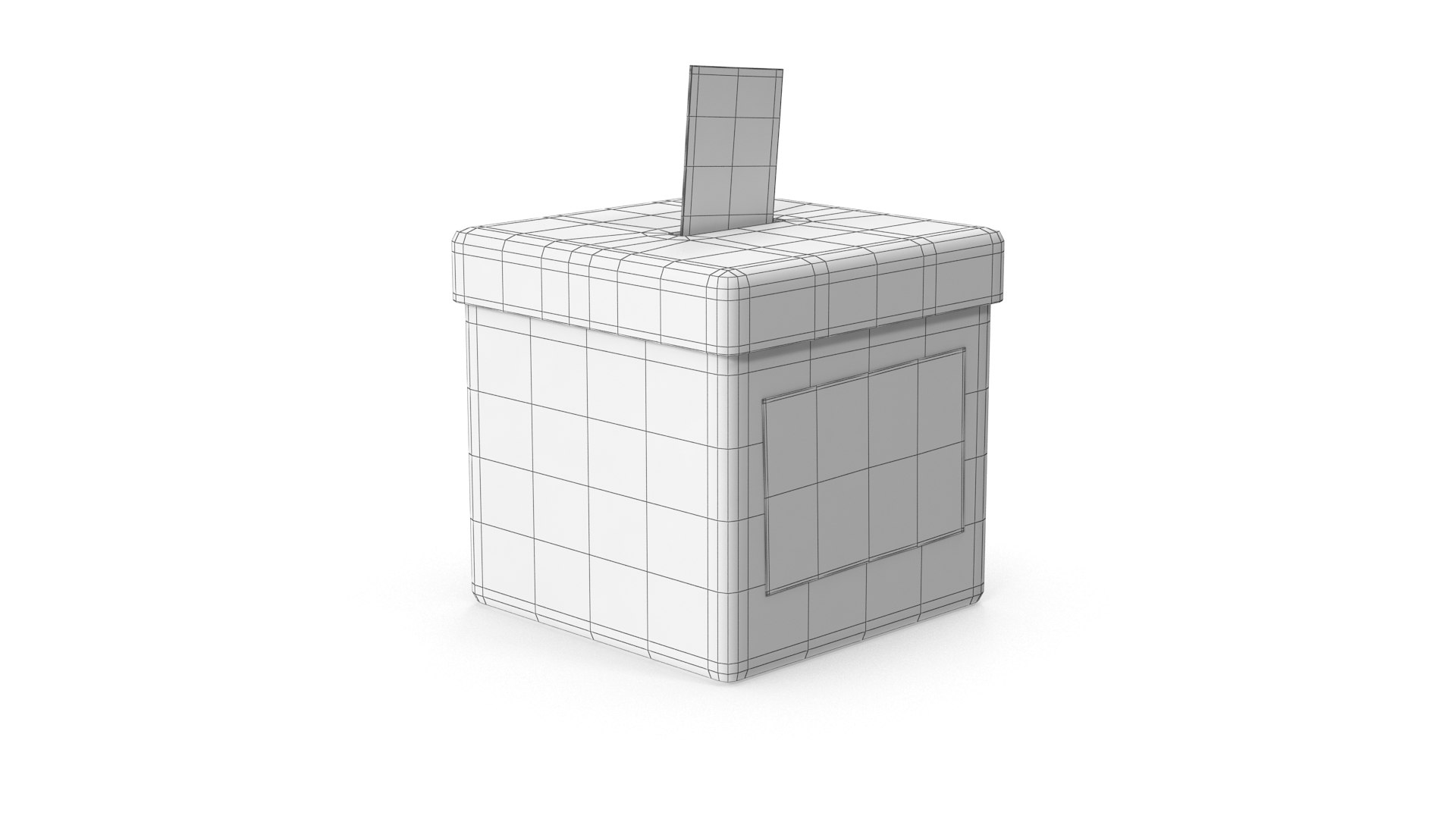 Vote Box 3D Model - TurboSquid 1933442