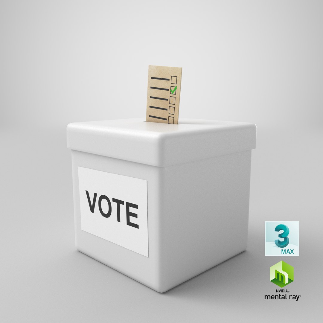 Vote Box 3D Model - TurboSquid 1933442